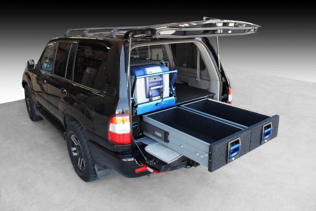 TOYOTA LANDCRUISER LC100 SERIES DOUBLE DRAWER SYSTEM - Newcastle Pro Sound